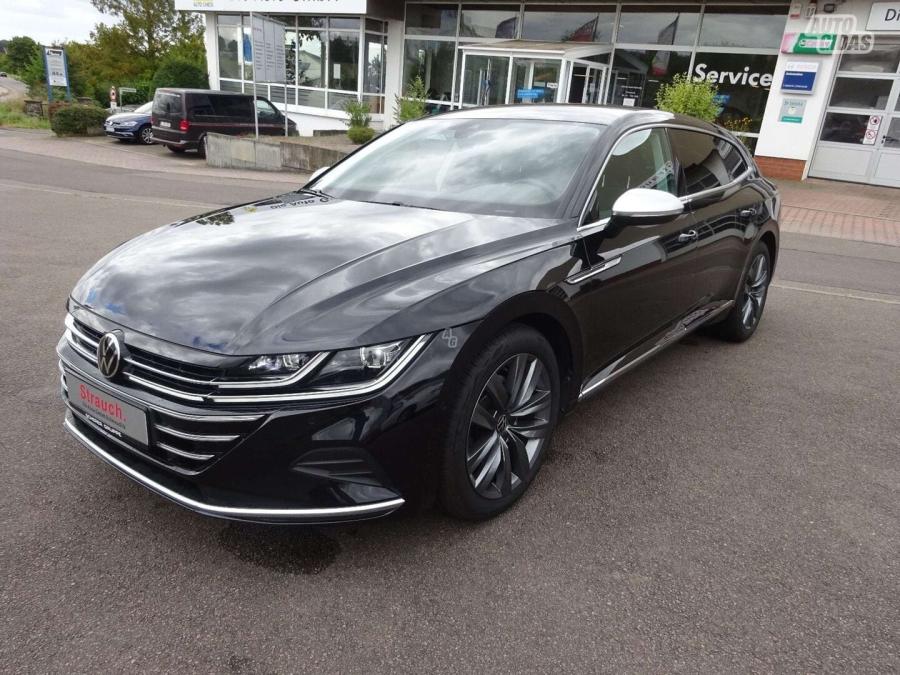 Black Volkswagen Arteon 2022 in Kaunas, with an engine capacity of 2.00 L and mileage of 38 thousand km for 31114 €, photo 1 on AUTOMOTO.COM.LV
