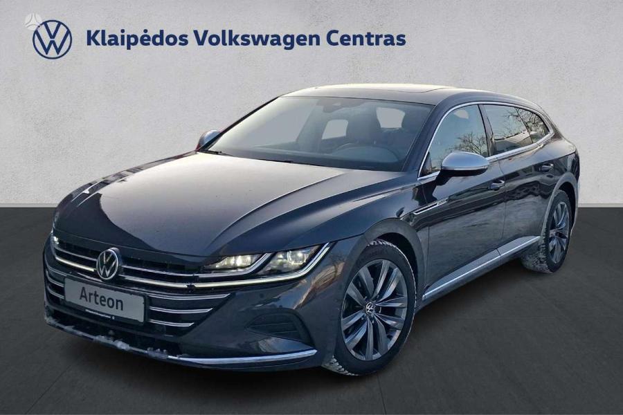 Black Volkswagen Arteon 2022 in Klaipeda, with an engine capacity of 1.98 L and mileage of 66 thousand km for 27500 €, photo 1 on AUTOMOTO.COM.LV
