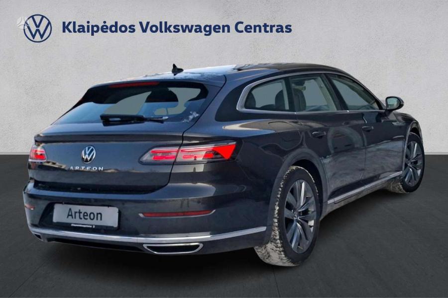Black Volkswagen Arteon 2022 in Klaipeda, with an engine capacity of 1.98 L and mileage of 66 thousand km for 27500 €, photo 6 on AUTOMOTO.COM.LV