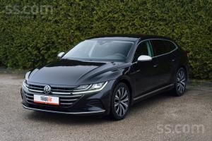Black Volkswagen Arteon 2022 in Riga, with an engine capacity of 2.00 L and mileage of 53 thousand km for 24500 €, photo  on AUTOMOTO.COM.LV