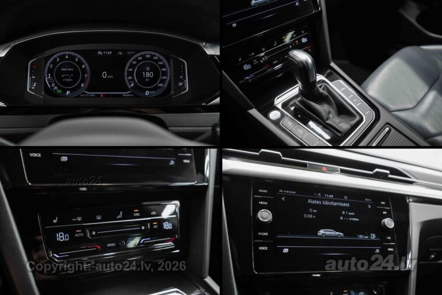 Black Volkswagen Arteon 2022 in Tallinn, with an engine capacity of 2.00 L and mileage of 87 thousand km for 30900 €, photo 12 on AUTOMOTO.COM.LV