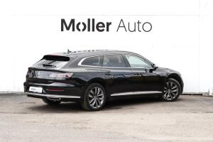 Black Volkswagen Arteon 2022 in Riga, with an engine capacity of 1.40 L and mileage of 142 thousand km for 22900 €, photo 5 on AUTOMOTO.COM.LV