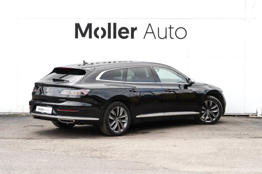 Black Volkswagen Arteon 2022 in Riga, with an engine capacity of 1.40 L and mileage of 142 thousand km for 22900 €, photo 5 on AUTOMOTO.COM.LV