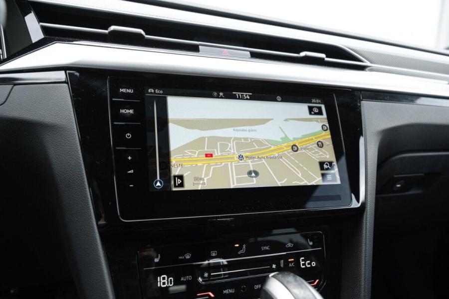 Black Volkswagen Arteon 2022 in Riga, with an engine capacity of 1.40 L and mileage of 142 thousand km for 22900 €, photo 30 on AUTOMOTO.COM.LV