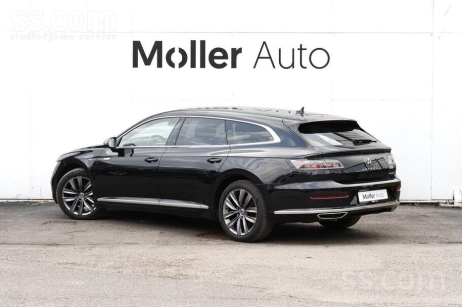 Black Volkswagen Arteon 2022 in Riga, with an engine capacity of 1.40 L and mileage of 142 thousand km for 22900 €, photo 4 on AUTOMOTO.COM.LV