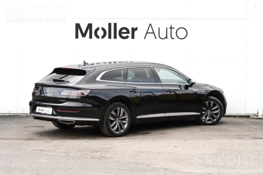 Black Volkswagen Arteon 2022 in Riga, with an engine capacity of 1.40 L and mileage of 142 thousand km for 22900 €, photo 5 on AUTOMOTO.COM.LV