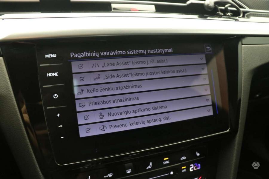 Black Volkswagen Arteon 2022 in Vilnius, with an engine capacity of 1.98 L and mileage of 62 thousand km for 36490 €, photo 26 on AUTOMOTO.COM.LV