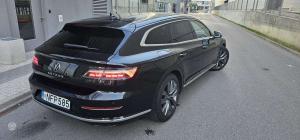 Black Volkswagen Arteon 2022 in Vilnius, with an engine capacity of 1.97 L and mileage of 123 thousand km for 22990 €, photo 8 on AUTOMOTO.COM.LV