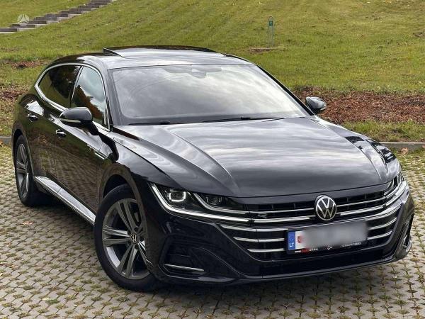 Black Volkswagen Arteon 2023 in Kaunas, with an engine capacity of 1.97 L and mileage of 92 thousand km for 31999 €, photo 3 on AUTOMOTO.COM.LV