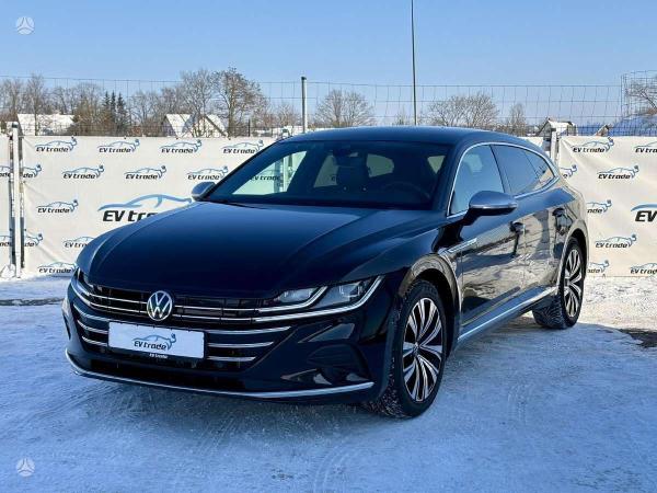 Black Volkswagen Arteon 2023 in Vilnius, with an engine capacity of 1.40 L and mileage of 155 thousand km for 21999 €, photo 1 on AUTOMOTO.COM.LV