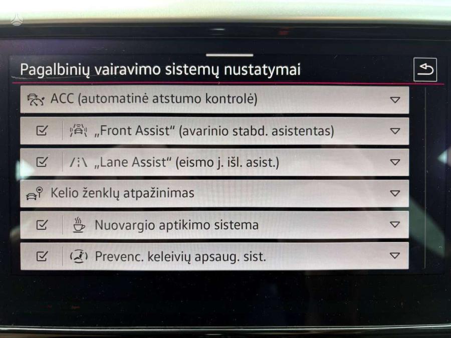 Melns Volkswagen Arteon 2023 Viļņa, ar dzinēja tilpumu 1.97 L un nobraukumu 171 tūkst. km par 22200 €, foto 24 vietnē AUTOMOTO.COM.LV