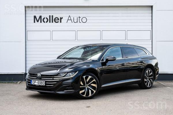 Black Volkswagen Arteon 2023 in Riga, with an engine capacity of 2.00 L and mileage of 31 thousand km for 29450 €, photo 1 on AUTOMOTO.COM.LV