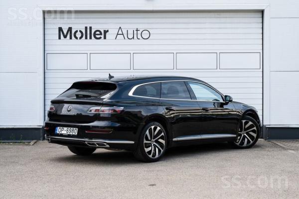 Black Volkswagen Arteon 2023 in Riga, with an engine capacity of 2.00 L and mileage of 31 thousand km for 29450 €, photo 3 on AUTOMOTO.COM.LV