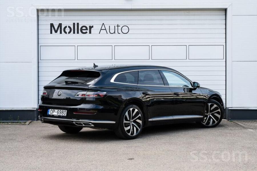 Melns Volkswagen Arteon 2023 Rīga, ar dzinēja tilpumu 2.00 L un nobraukumu 31 tūkst. km par 29450 €, foto 4 vietnē AUTOMOTO.COM.LV