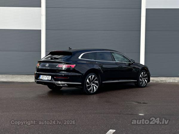Black Volkswagen Arteon 2023 in Tallinn, with an engine capacity of 2.00 L and mileage of 104 thousand km for 29500 €, photo 7 on AUTOMOTO.COM.LV