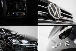 Black Volkswagen Arteon 2023 in Tallinn, with an engine capacity of 2.00 L and mileage of 154 thousand km for 26900 €, photo 14 on AUTOMOTO.COM.LV