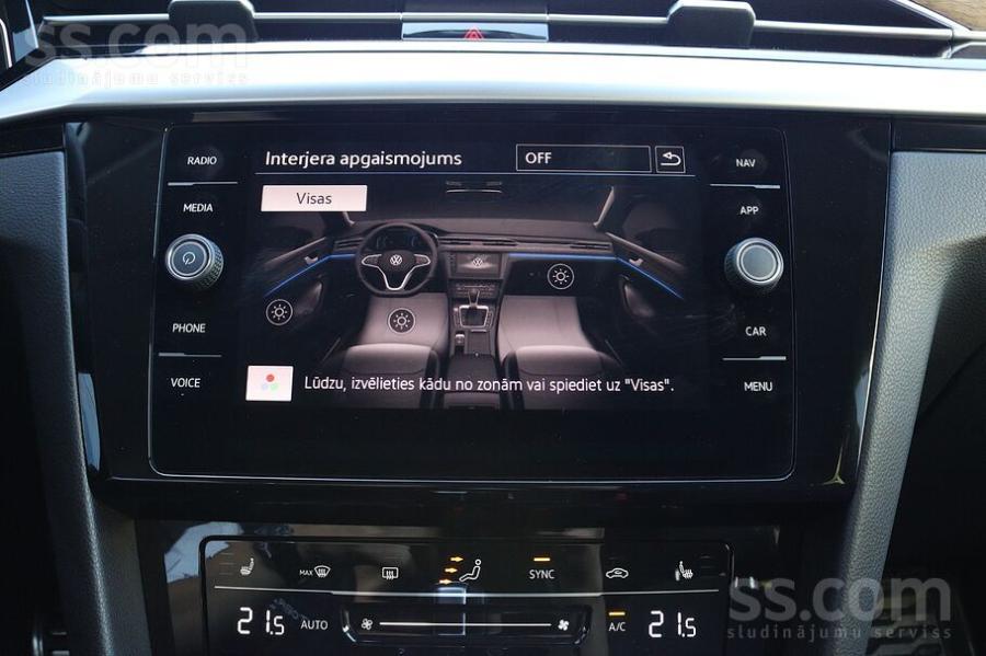 Melns Volkswagen Arteon 2025 Rīga, ar dzinēja tilpumu 2.00 L un nobraukumu 14 tūkst. km par 32400 €, foto 18 vietnē AUTOMOTO.COM.LV