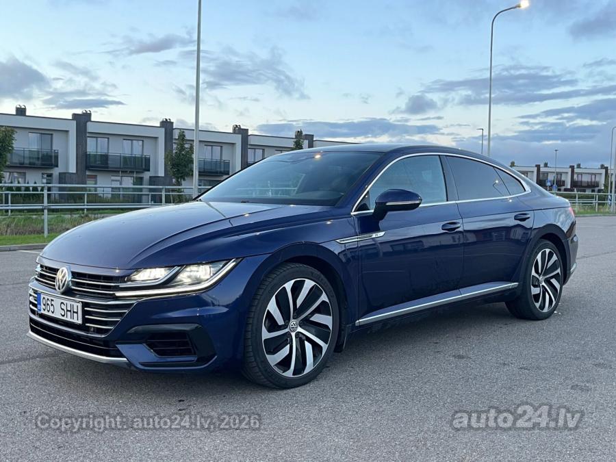 Blue Volkswagen Arteon 2017 in Tallinn, with an engine capacity of 2.00 L and mileage of 192 thousand km for 19990 €, photo 1 on AUTOMOTO.COM.LV
