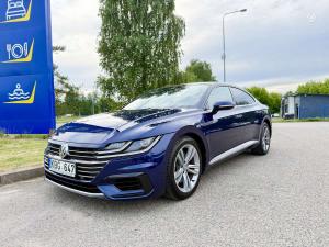 Blue Volkswagen Arteon 2017 in Vilnius, with an engine capacity of 1.97 L and mileage of 241 thousand km for 18500 €, photo 8 on AUTOMOTO.COM.LV