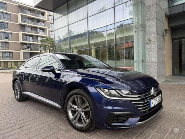Blue Volkswagen Arteon 2018 in Vilnius, with an engine capacity of 1.98 L and mileage of 245 thousand km for 17600 €, photo 5 on AUTOMOTO.COM.LV