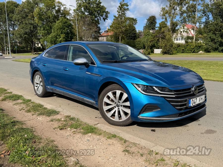 Blue Volkswagen Arteon 2021 in Tallinn, with an engine capacity of 2.00 L and mileage of 97 thousand km for 24500 €, photo 5 on AUTOMOTO.COM.LV