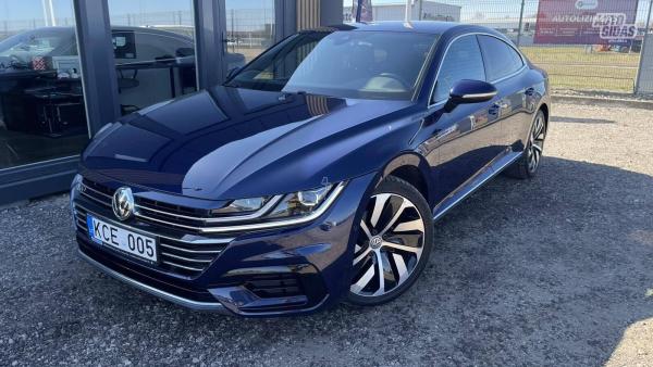 Blue Volkswagen Arteon 2018 in Marijampole, with an engine capacity of 1.50 L and mileage of 81 thousand km for 19850 €, photo 1 on AUTOMOTO.COM.LV