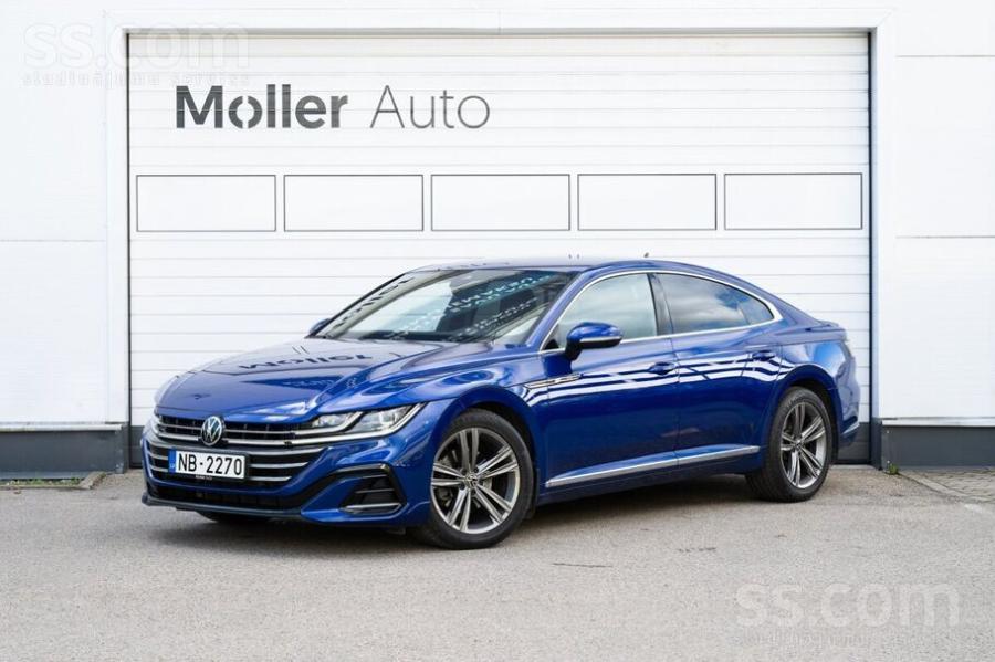 Zils Volkswagen Arteon 2021 Rīga, ar dzinēja tilpumu 2.00 L un nobraukumu 43 tūkst. km par 25950 €, foto 1 vietnē AUTOMOTO.COM.LV