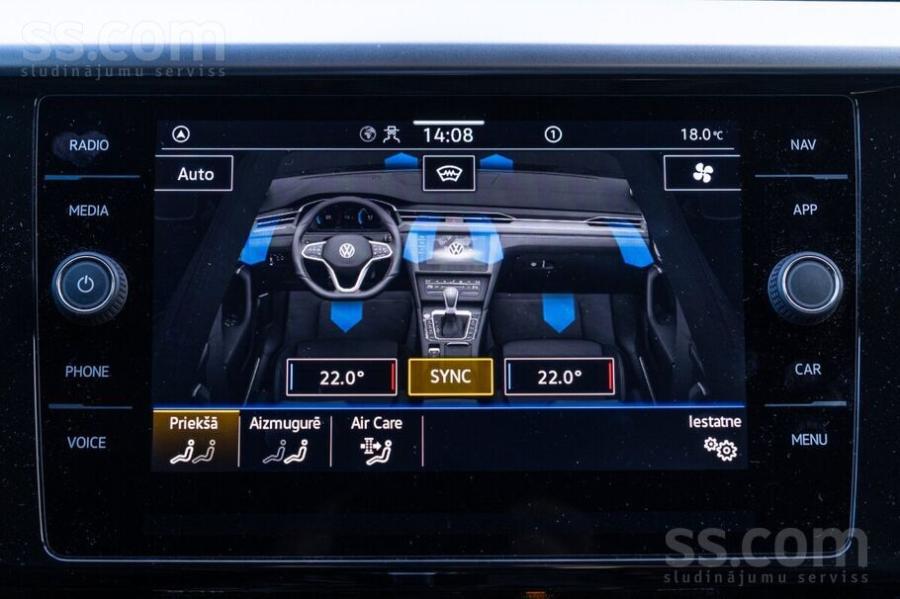 Zils Volkswagen Arteon 2021 Rīga, ar dzinēja tilpumu 2.00 L un nobraukumu 43 tūkst. km par 25950 €, foto 13 vietnē AUTOMOTO.COM.LV