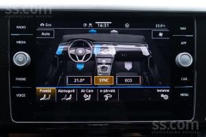 Blue Volkswagen Arteon 2022 in Riga, with an engine capacity of 1.40 L and mileage of 72 thousand km for 22950 €, photo 13 on AUTOMOTO.COM.LV