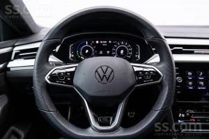 Blue Volkswagen Arteon 2022 in Riga, with an engine capacity of 1.40 L and mileage of 72 thousand km for 22950 €, photo 18 on AUTOMOTO.COM.LV