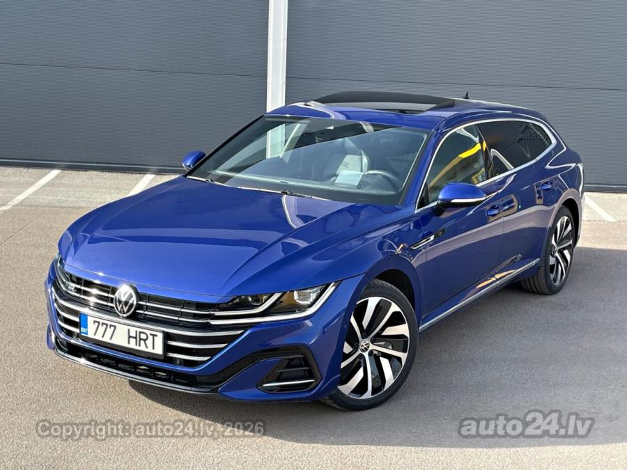 Blue Volkswagen Arteon 2021 in Tallinn, with an engine capacity of 1.40 L and mileage of 75 thousand km for 26900 €, photo 2 on AUTOMOTO.COM.LV
