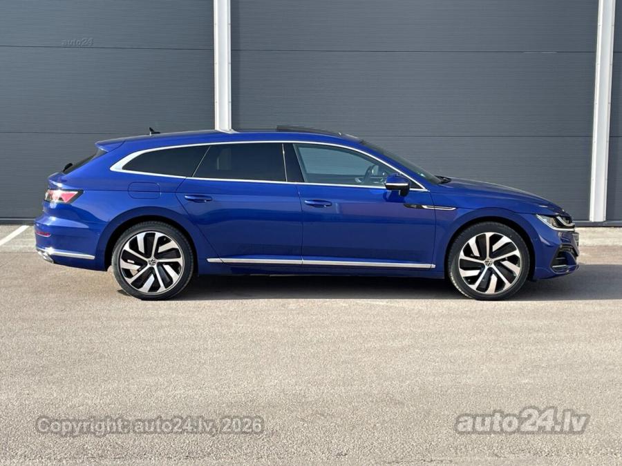Blue Volkswagen Arteon 2021 in Tallinn, with an engine capacity of 1.40 L and mileage of 75 thousand km for 26900 €, photo 4 on AUTOMOTO.COM.LV
