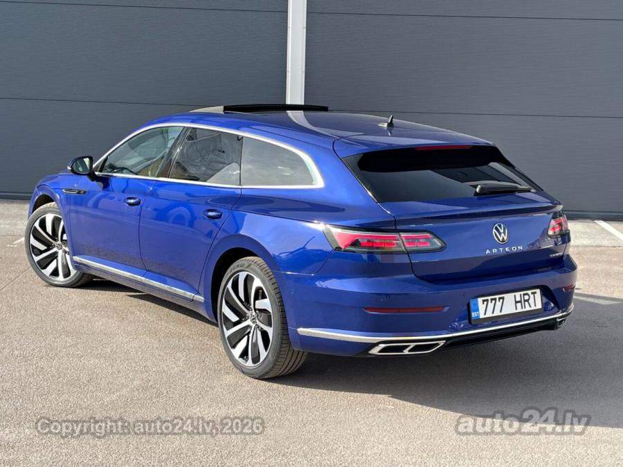 Blue Volkswagen Arteon 2021 in Tallinn, with an engine capacity of 1.40 L and mileage of 75 thousand km for 26900 €, photo 8 on AUTOMOTO.COM.LV