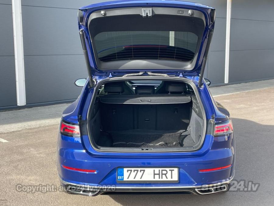 Blue Volkswagen Arteon 2021 in Tallinn, with an engine capacity of 1.40 L and mileage of 75 thousand km for 26900 €, photo 26 on AUTOMOTO.COM.LV