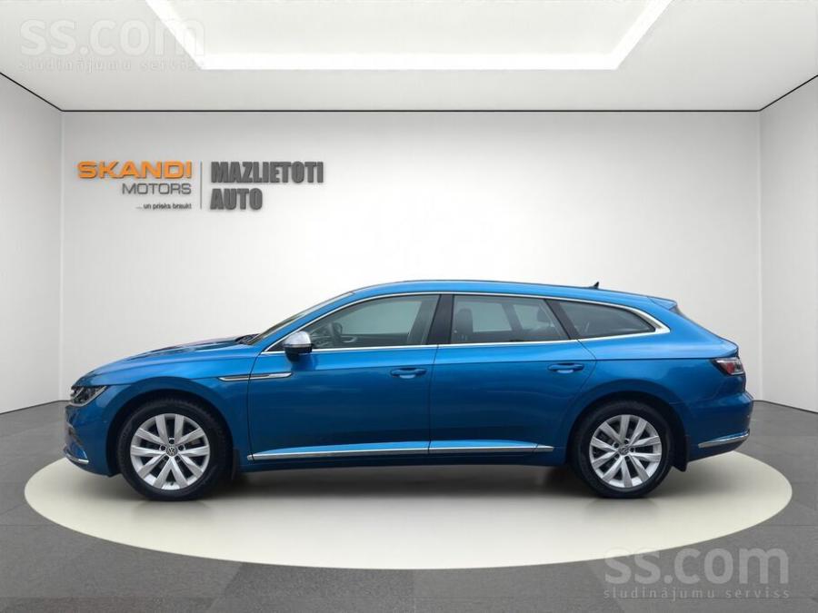 Blue Volkswagen Arteon 2021 in Riga, with an engine capacity of 1.40 L and mileage of 97 thousand km for 22290 €, photo 4 on AUTOMOTO.COM.LV