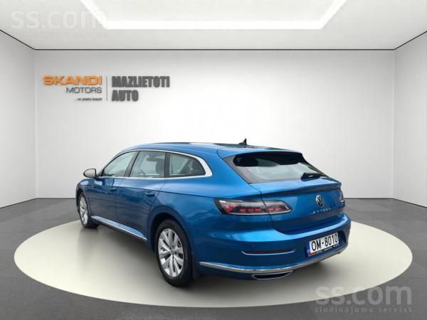 Blue Volkswagen Arteon 2021 in Riga, with an engine capacity of 1.40 L and mileage of 97 thousand km for 22290 €, photo 4 on AUTOMOTO.COM.LV