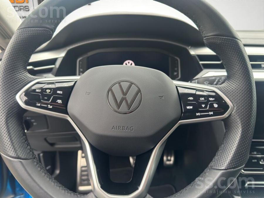 Blue Volkswagen Arteon 2021 in Riga, with an engine capacity of 1.40 L and mileage of 97 thousand km for 22290 €, photo 11 on AUTOMOTO.COM.LV