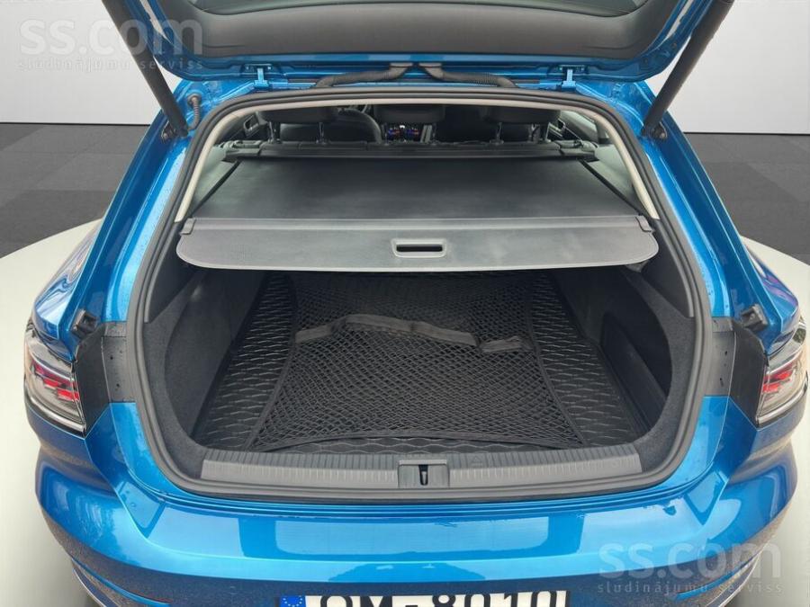 Blue Volkswagen Arteon 2021 in Riga, with an engine capacity of 1.40 L and mileage of 97 thousand km for 22290 €, photo 18 on AUTOMOTO.COM.LV