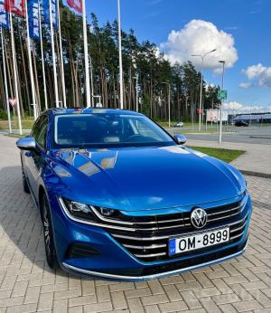 Синий Фольксваген Артеон 2021 в Рига, объемом двигателя 1.40 л и пробегом 105 тыс. км за 26300 €, фото  на AUTOMOTO.COM.LV
