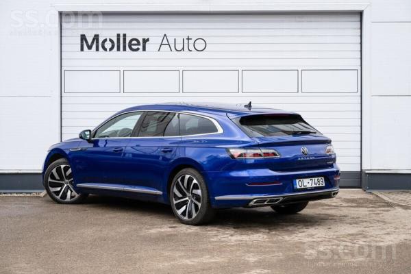 Zils Volkswagen Arteon 2021 Rīga, ar dzinēja tilpumu 1.40 L un nobraukumu 110 tūkst. km par 25500 €, foto 4 vietnē AUTOMOTO.COM.LV