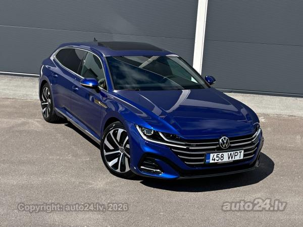 Zils Volkswagen Arteon 2021 Tallina, ar dzinēja tilpumu 2.00 L un nobraukumu 52 tūkst. km par 30900 €, foto 1 vietnē AUTOMOTO.COM.LV
