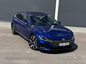 Zils Volkswagen Arteon 2021 Tallina, ar dzinēja tilpumu 2.00 L un nobraukumu 52 tūkst. km par 30900 €, foto  vietnē AUTOMOTO.COM.LV