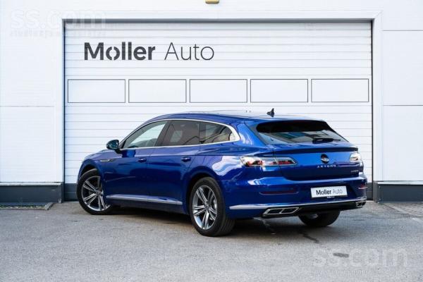 Blue Volkswagen Arteon 2021 in Riga, with an engine capacity of 1.40 L and mileage of 87 thousand km for 26500 €, photo 3 on AUTOMOTO.COM.LV