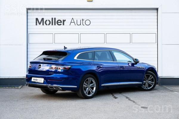 Blue Volkswagen Arteon 2021 in Riga, with an engine capacity of 1.40 L and mileage of 87 thousand km for 26500 €, photo 4 on AUTOMOTO.COM.LV