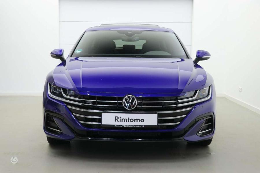 Blue Volkswagen Arteon 2021 in Vilnius, with an engine capacity of 1.40 L and mileage of 107 thousand km for 24990 €, photo 6 on AUTOMOTO.COM.LV
