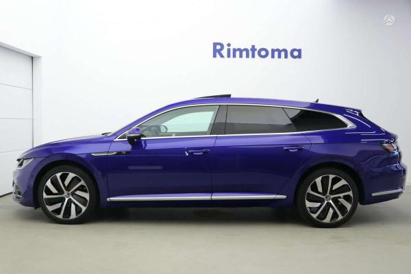 Blue Volkswagen Arteon 2021 in Vilnius, with an engine capacity of 1.40 L and mileage of 107 thousand km for 24790 €, photo 3 on AUTOMOTO.COM.LV