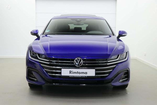 Blue Volkswagen Arteon 2021 in Vilnius, with an engine capacity of 1.40 L and mileage of 107 thousand km for 24790 €, photo 5 on AUTOMOTO.COM.LV