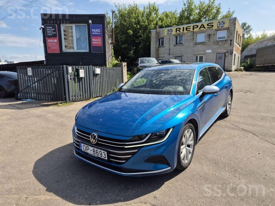 Синий Фольксваген Артеон 2021 в Рига, объемом двигателя 2.00 л и пробегом 220 тыс. км за 22990 €, фото 5 на AUTOMOTO.COM.LV