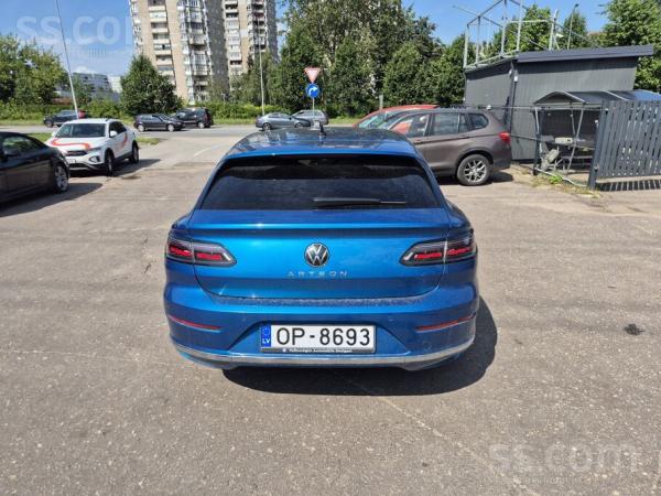 Blue Volkswagen Arteon 2021 in Riga, with an engine capacity of 2.00 L and mileage of 220 thousand km for 22990 €, photo 7 on AUTOMOTO.COM.LV