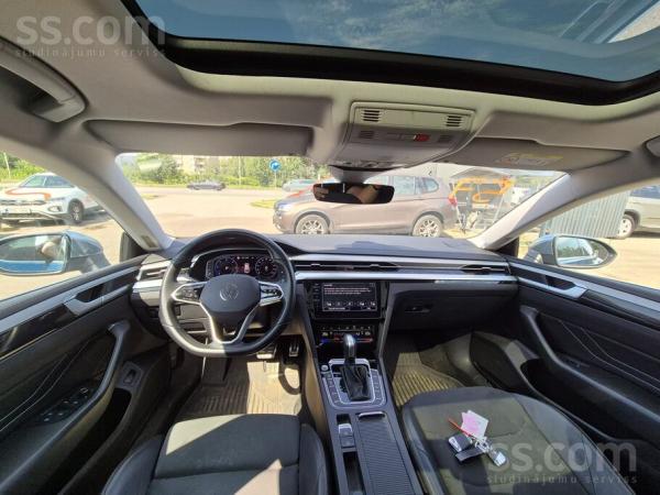 Blue Volkswagen Arteon 2021 in Riga, with an engine capacity of 2.00 L and mileage of 220 thousand km for 22990 €, photo 10 on AUTOMOTO.COM.LV